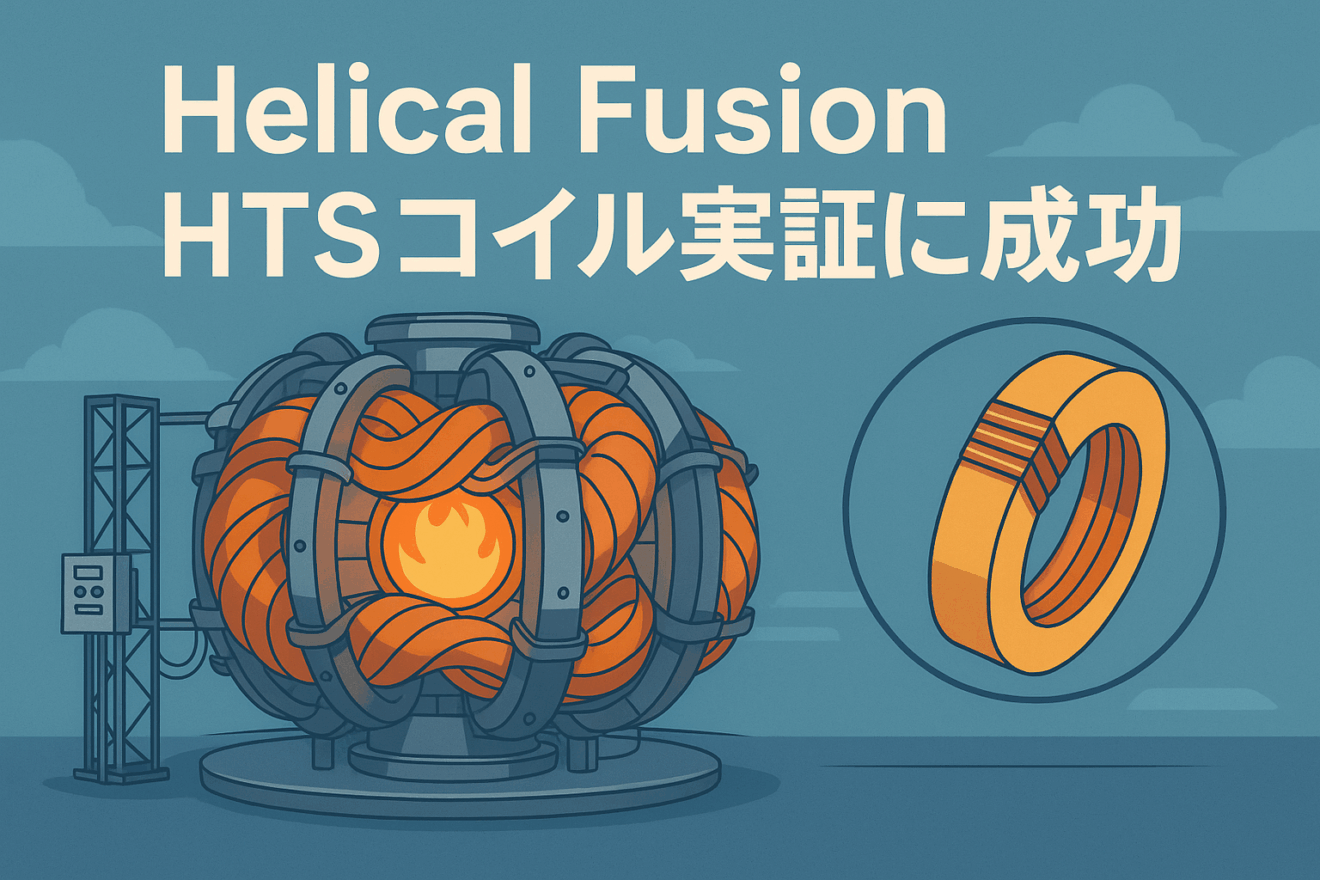 Helical Fusion、HTSコイル実証に成功—統合実証装置「Helix HARUKA」製作へ。2030年代の商用化に前進 - 原子力 ...